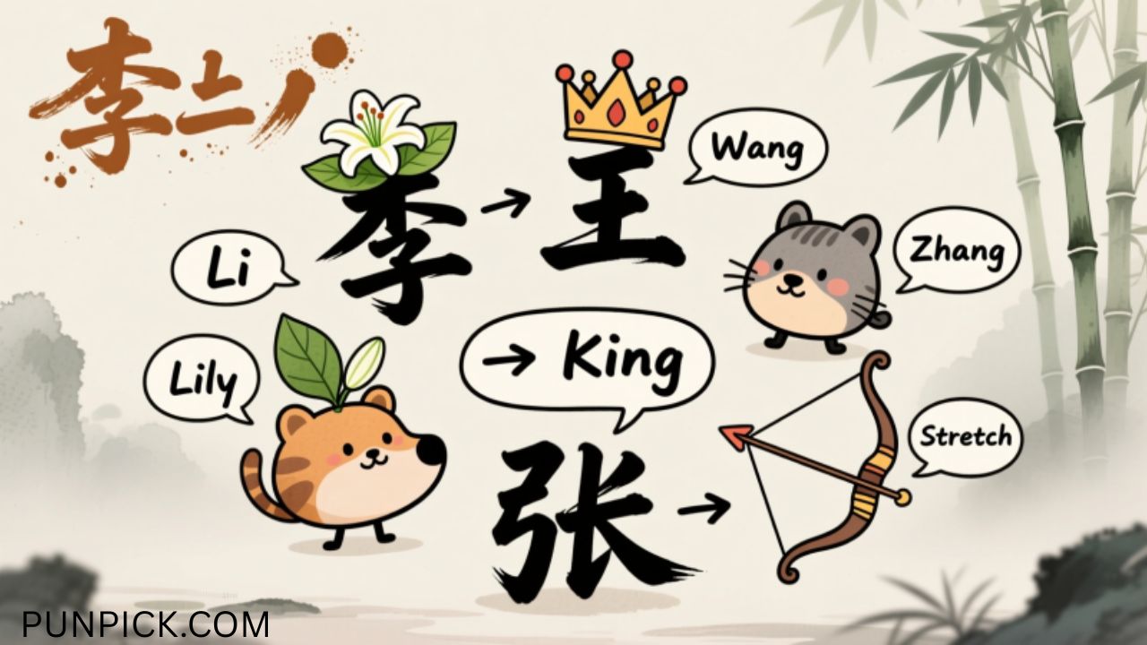 240+ Hilarious Chinese Name Puns That'll Make You LOL