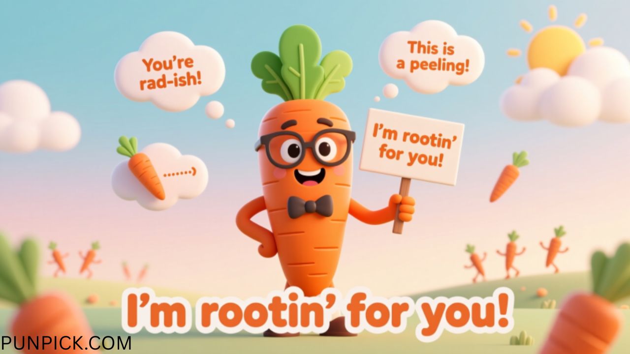280+ Fresh Carrot Puns That'll Root You to Your Seat