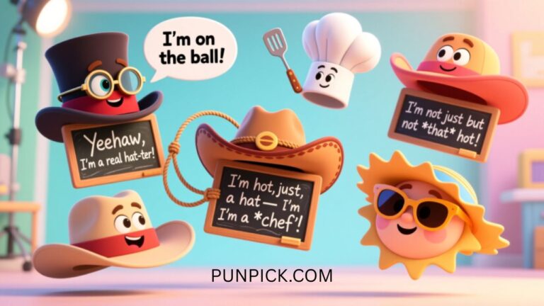 280+ Hat Puns Clever Enough to Steal the Crown