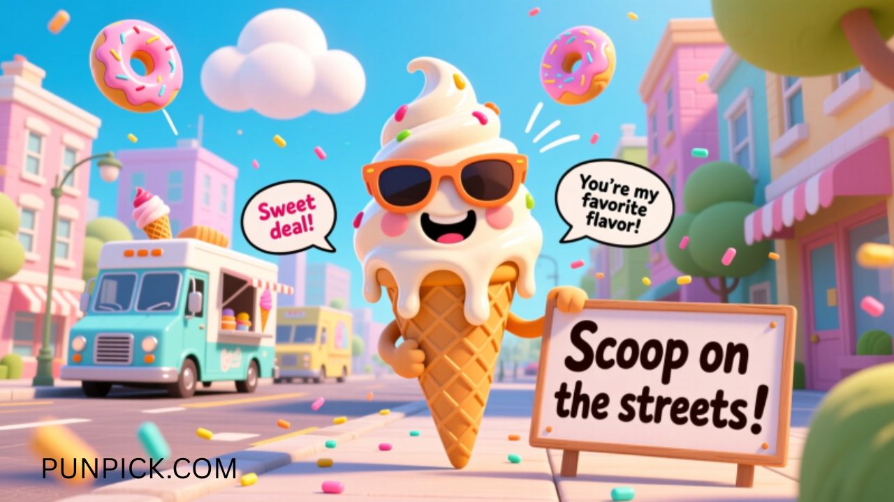 300+ Ice Cream Puns So Good You'll Scream For More